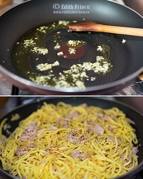 Paste cu ton si usturoi - Edith's Kitchen